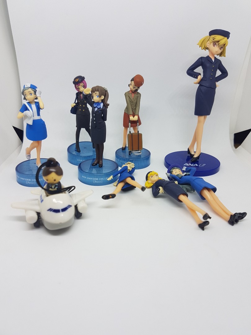 ANA uniform collection flight stewardess set, Hobbies & Toys, Toys ...