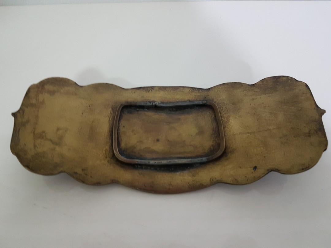 Antique Large Malay Bronze Niello Work Belt Buckle, Hobbies & Toys ...