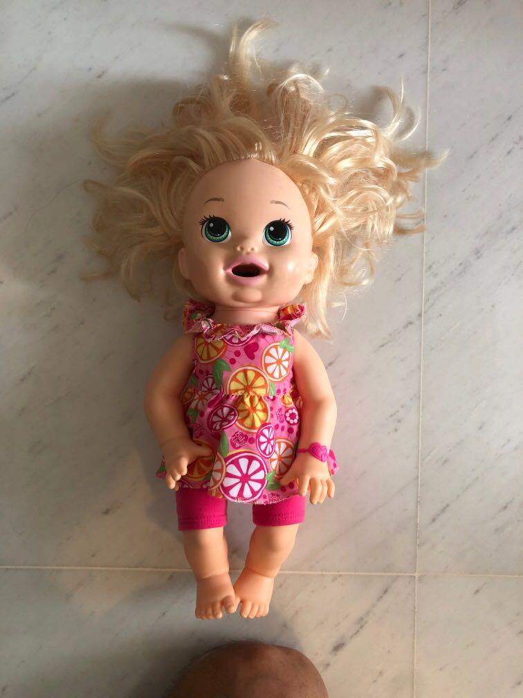 Baby Alive Snacking Sarah, Hobbies & Toys, Toys & Games on Carousell