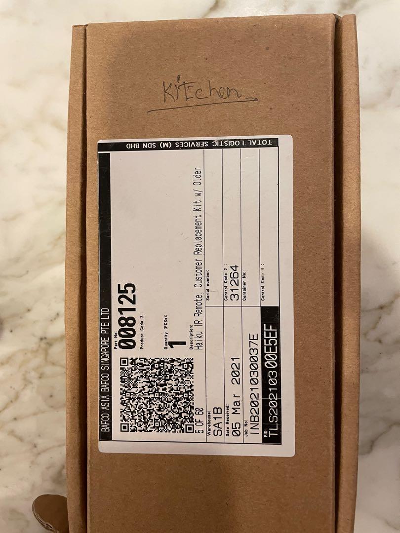 BNIB Haiku Fan Remote Control, TV & Home Appliances, Electrical ...