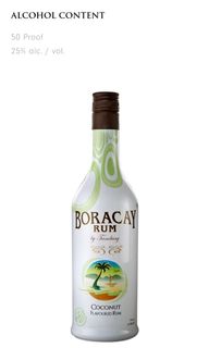 Boracay Rum: Coconut, 700ml, Food & Drinks, Alcoholic Beverages on ...