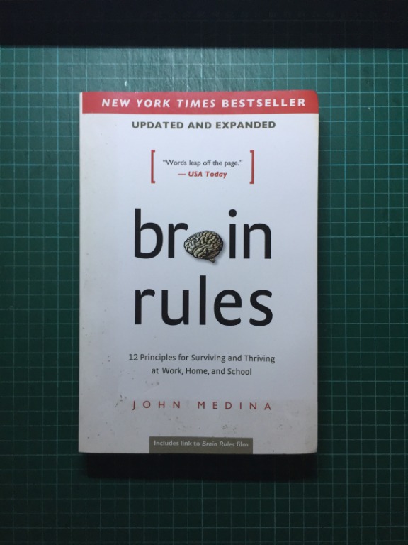 Brain Rules by John Medina, Hobbies & Toys, Books & Magazines, Fiction ...