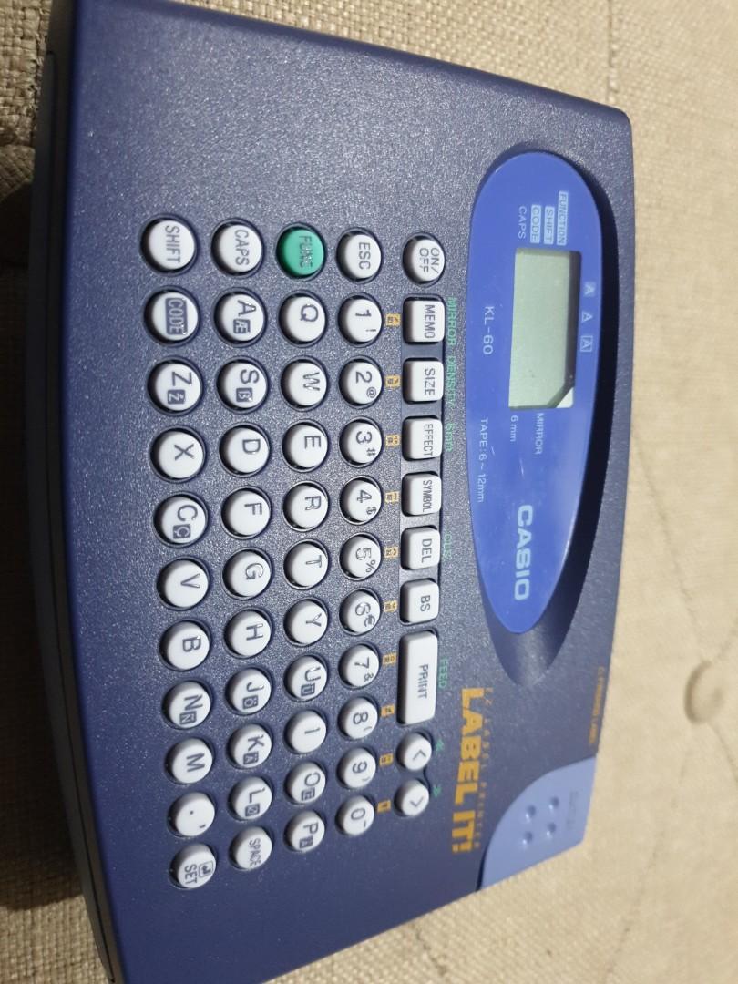 Casio label machine, Computers & Tech, Printers, Scanners & Copiers on ...