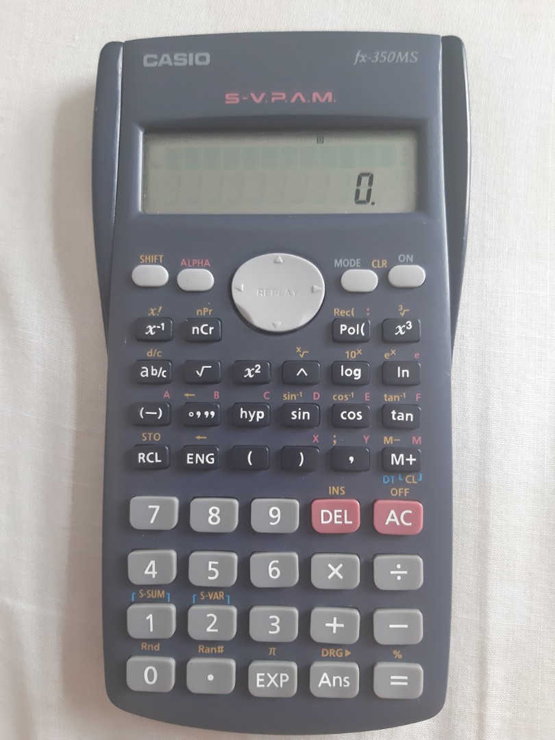 Casio(fx-350MS) calculator, Hobbies & Toys, Stationery & Craft ...