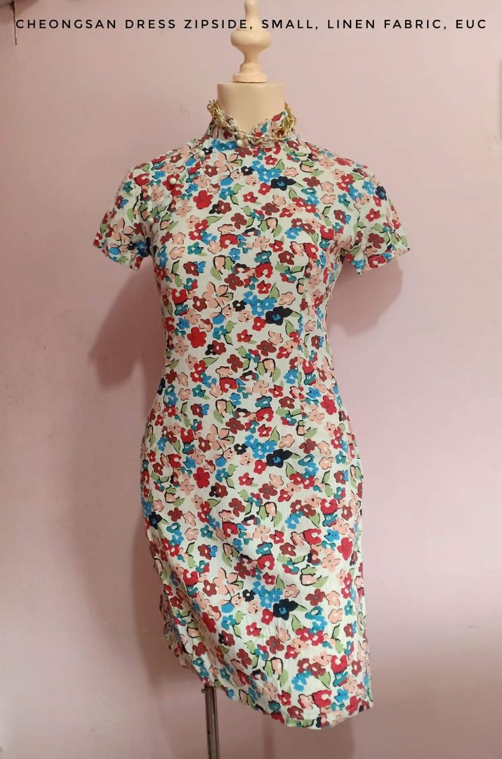 Cheongsan dress, Women's Fashion, Dresses & Sets, Dresses on Carousell