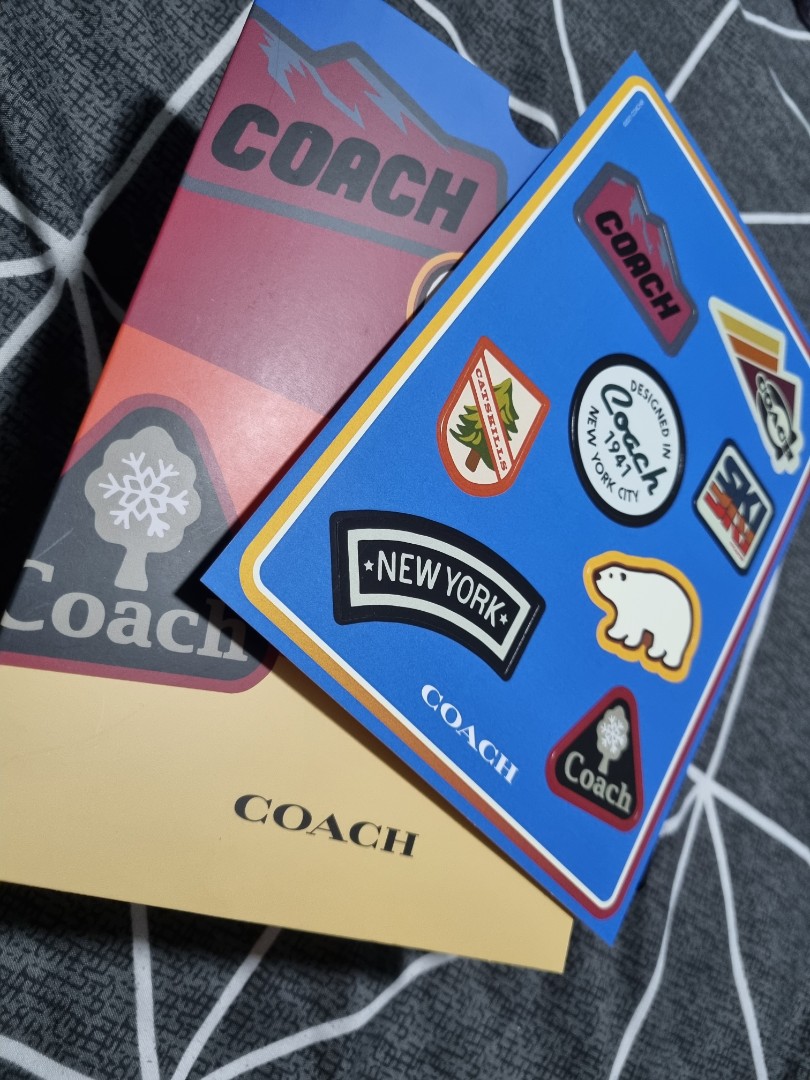 COACH STICKER, Luxury, Accessories on Carousell