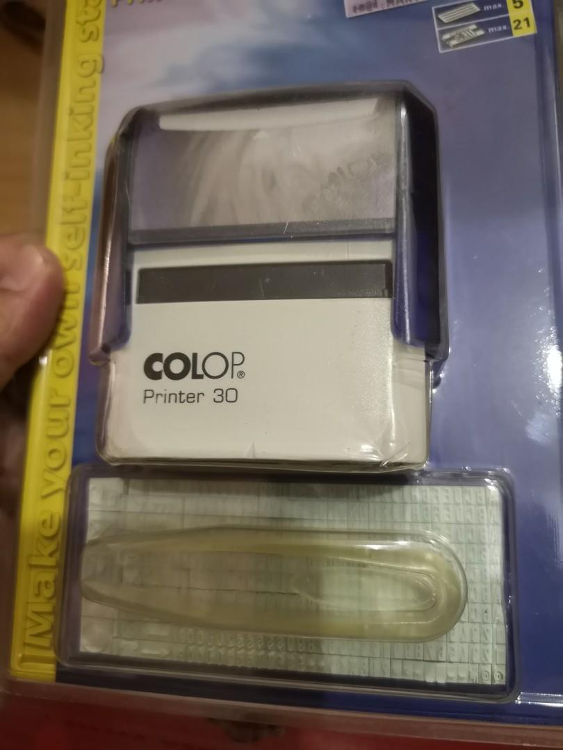 Colop self inking stamp printer P30, Hobbies & Toys, Stationery & Craft, Stationery & School ...