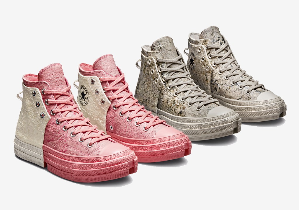 Converse x Feng Chen Wang 2-in-1 Chuck 70 Pink Grey, Men's Fashion ...