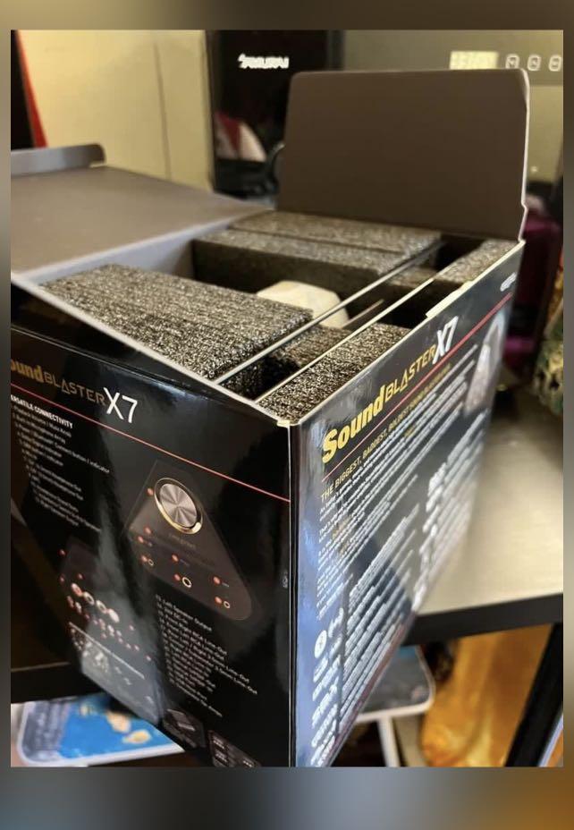 CREATIVE SOUND BLASTER X7 + E-MU XM7 Bookshelf Speakers, Audio ...