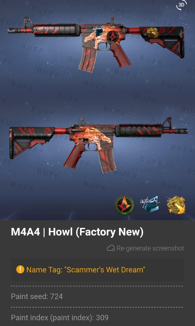 CSGO M4A4 HOWL FN, Video Gaming, Gaming Accessories, In-Game Products ...