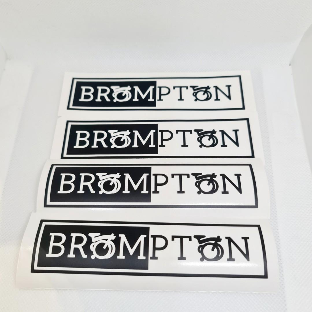 Customised Brompton Logo, Sports Equipment, Bicycles & Parts, Parts ...