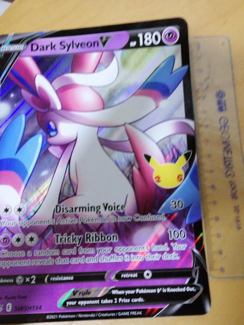 Dark sylveon V Big version, Hobbies & Toys, Toys & Games on Carousell