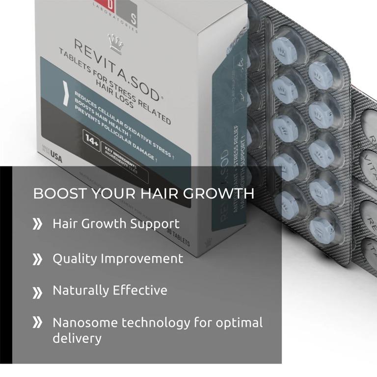 Ds Laboratories Revita Sod Tablets For Stress Related Hair Loss Health