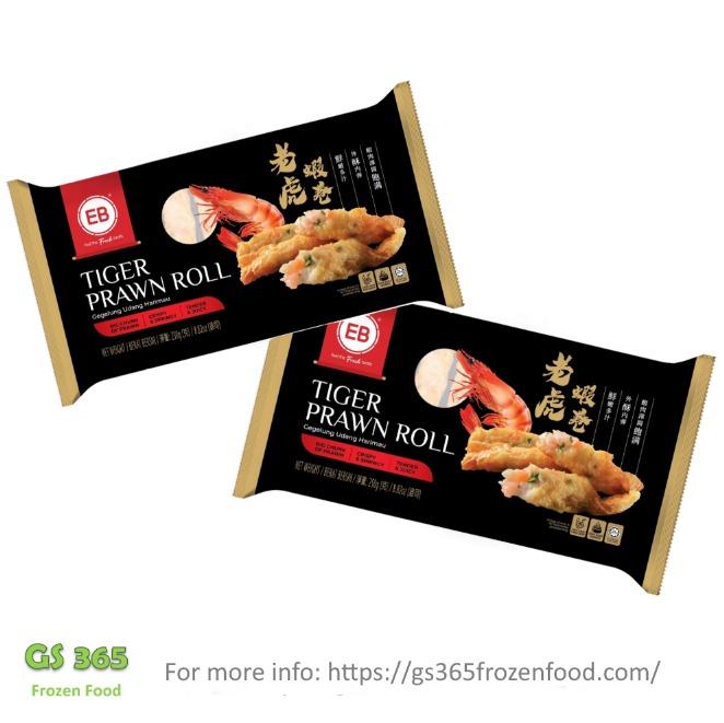Frozen food - EB Tiger prawn roll, Food & Drinks, Chilled & Frozen Food ...