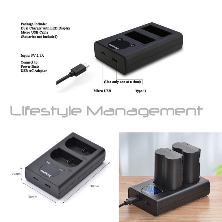 Fuji NP-W235 Battery Charger Dual USB Charging Fuji XT4, Photography ...