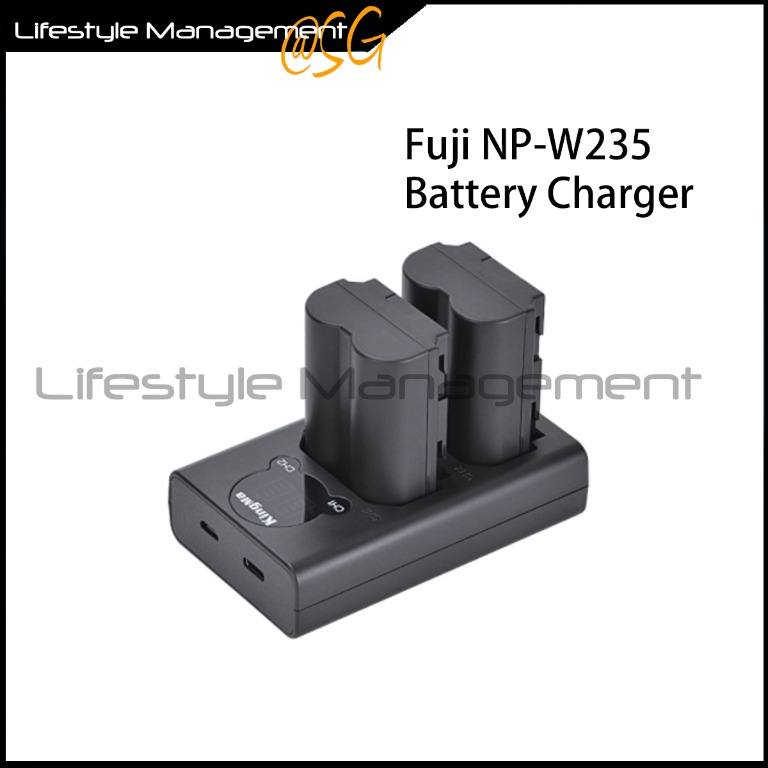 Fuji NP-W235 Battery Charger Dual USB Charging Fuji XT4, Photography ...