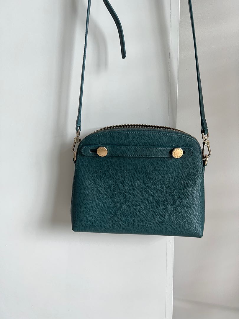 Furla Piper leather mini crossbody - green, Women's Fashion, Bags ...