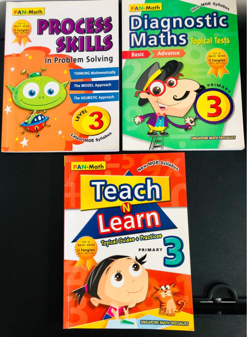 Good as New P3 Math Books / Primary 3 FAN- Math : Process Skills ...