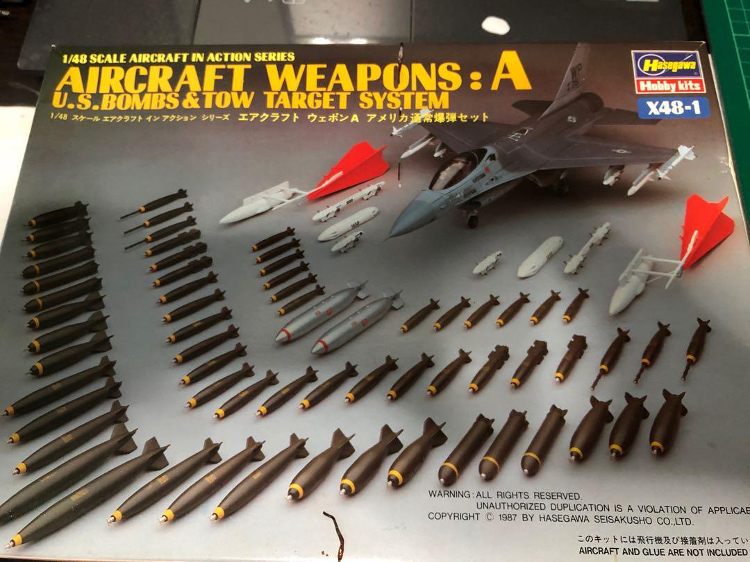 Hasegawa 1/48 Aircraft Weapons Set A, Hobbies & Toys, Toys & Games on ...