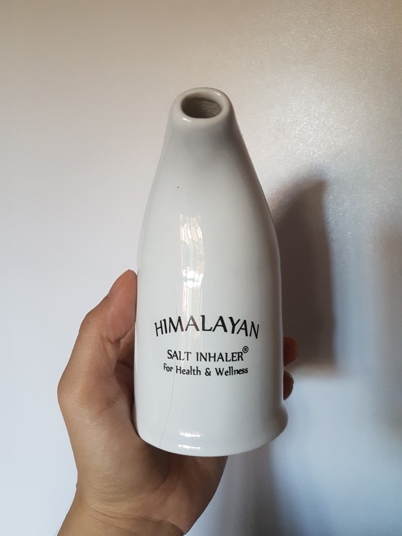 Himalayan Salt Inhaler with chunks of pink himalayan salt inside, TV ...