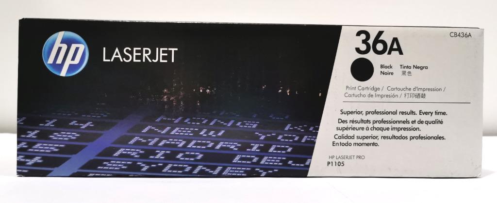 HP CB436A Black Original LaserJet Toner Cartridge / 436A / CB436A Black ...