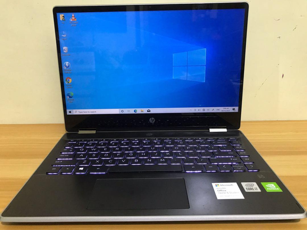 HP Pavilion x360 Convertible 14-dh1xxx/ core i7-10th Generation/ 16gb ram/ 256gb ssd slot1/ 1 ...