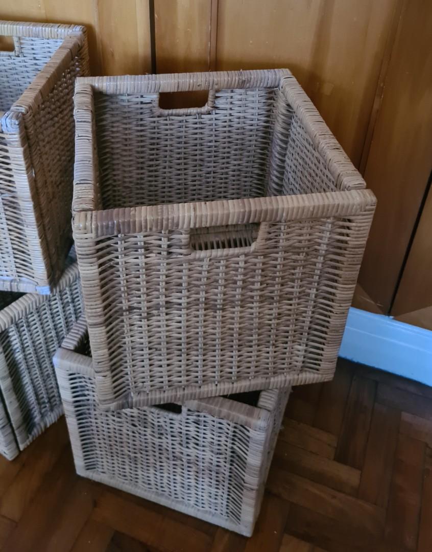Ikea Rattan Box storage, Furniture & Home Living, Home Improvement ...