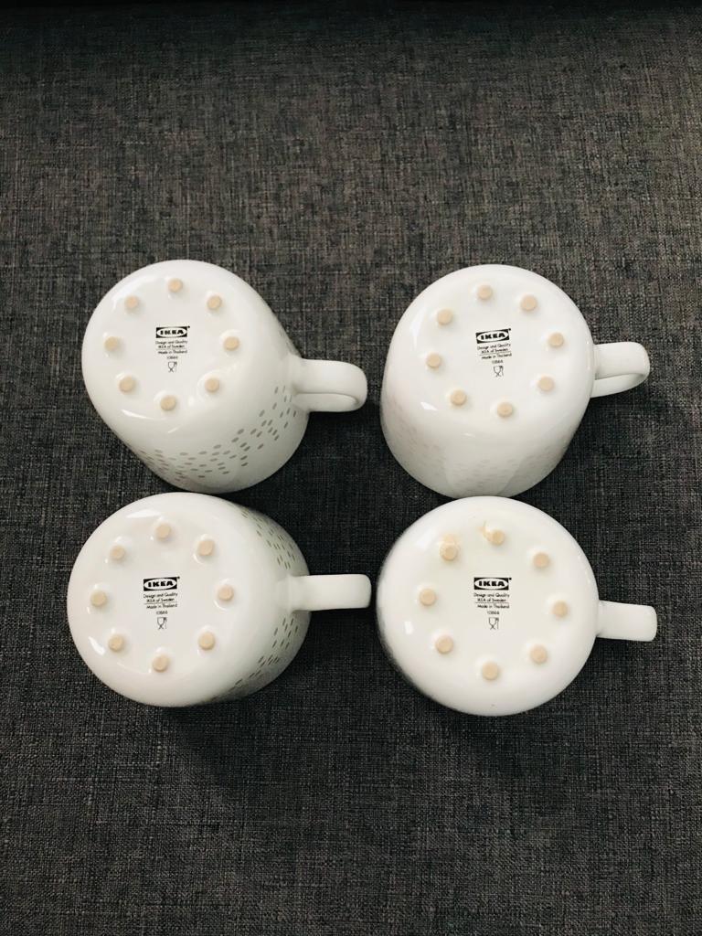 IKEA tea cup set with wooden stand, Furniture & Home Living ...