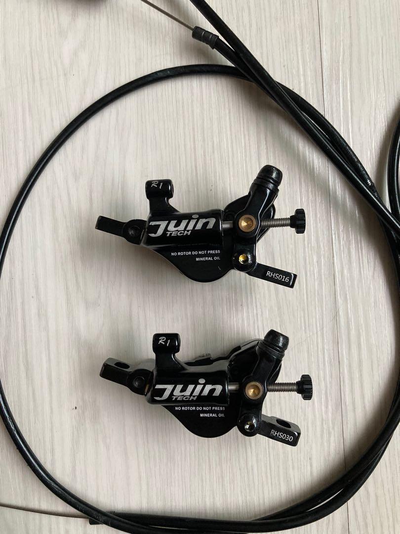 Juin Tech R1 - Cable Actuated Hydraulic Disc brakes, Sports Equipment ...