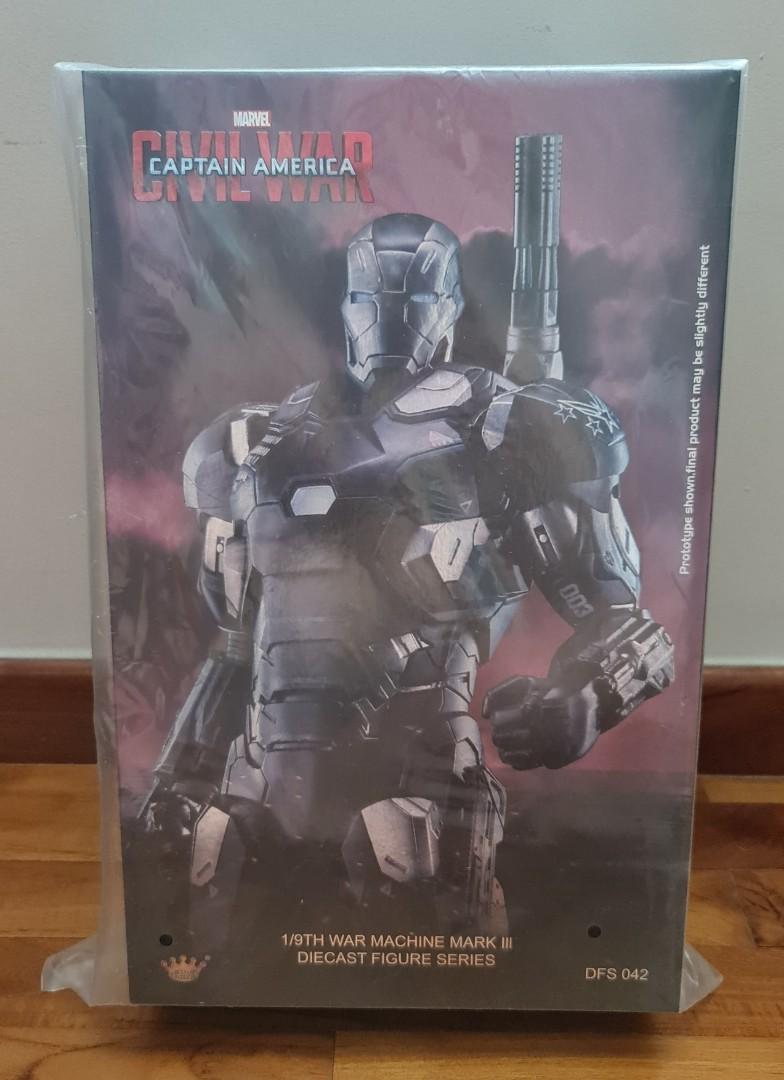 King Arts 1/9 diecast War Machine Mark 1 & Mark 3 (Marvel, Ironman 2 ...
