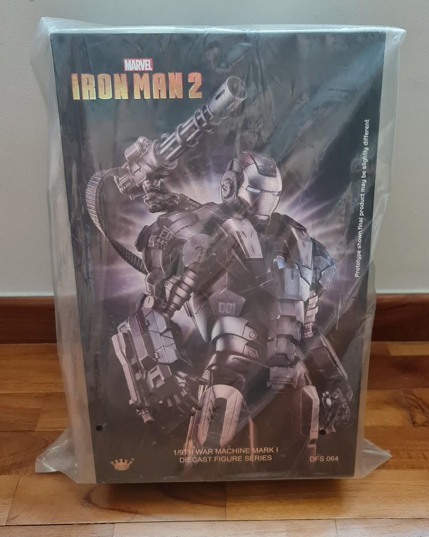 King Arts 1/9 diecast War Machine Mark 1 & Mark 3 (Marvel, Ironman 2 ...