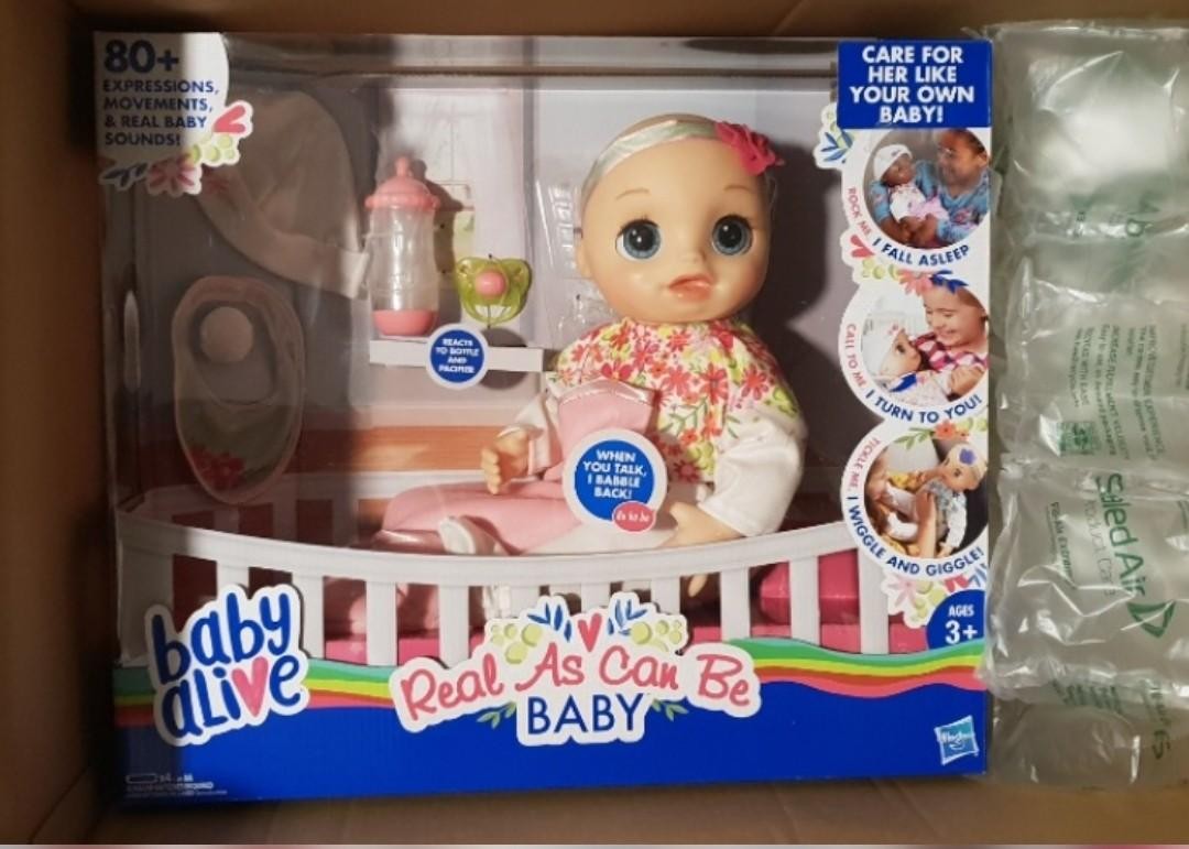 LAST ONE! HASBRO | Baby Alive - Real As Can Be Baby, Babies & Kids ...