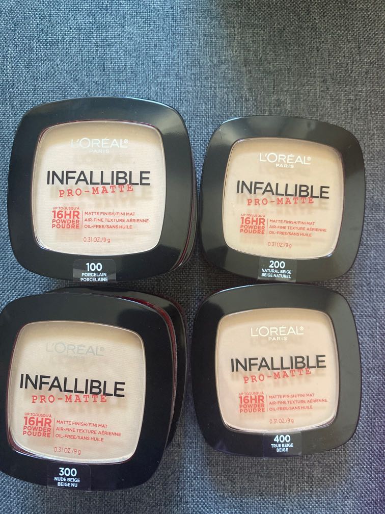 Loreal Infallable Matte Powder Foundation, Beauty & Personal Care, Face ...