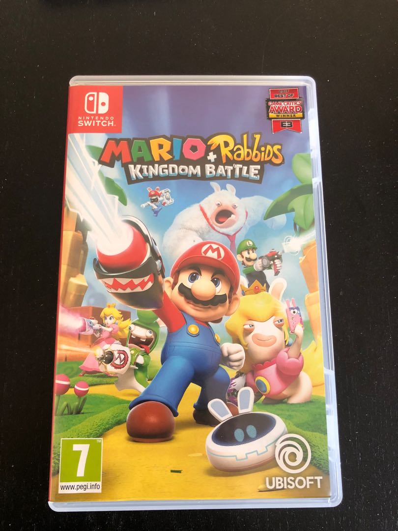 Mario Rabbit Kingdom Battle - Switch Game, 電子遊戲, 電子遊戲, Nintendo 任天堂 ...