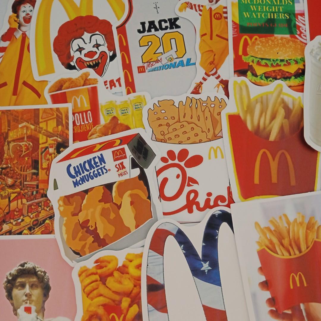 McDonald's Stickers Mcd Sticker Diary Planner Journal, Hobbies & Toys ...