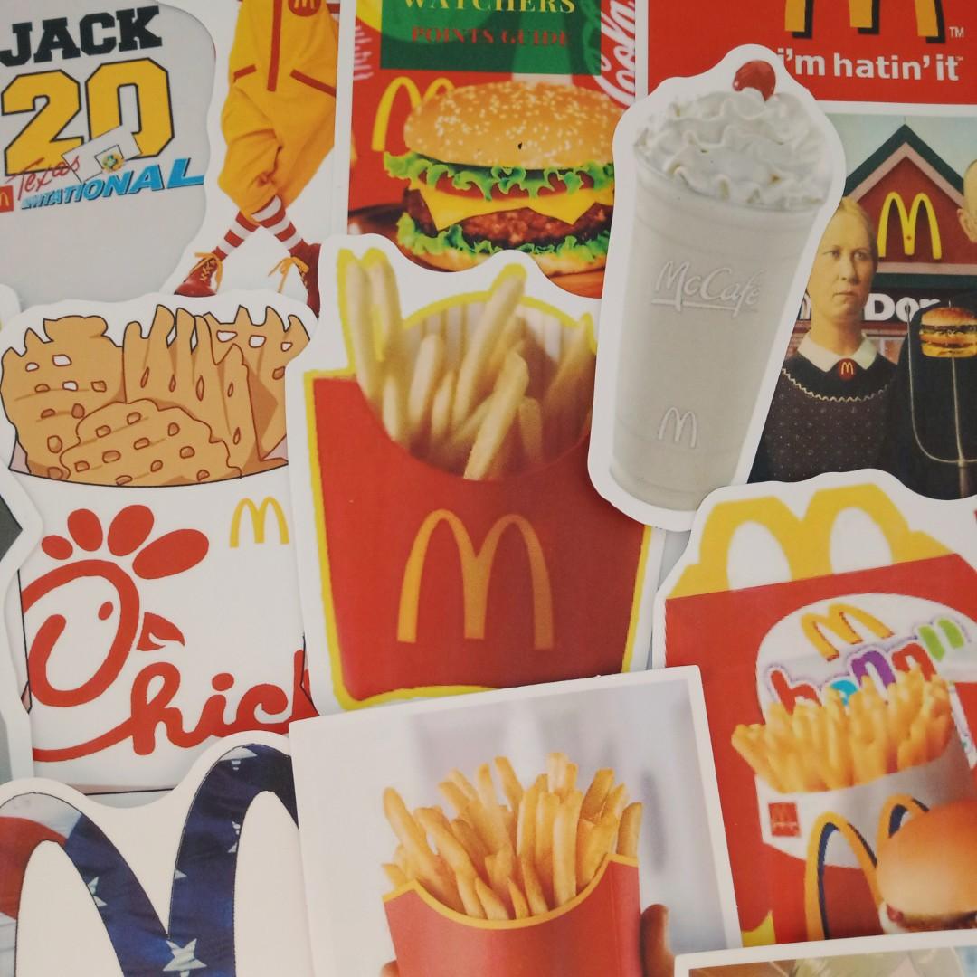 McDonald's Stickers Mcd Sticker Diary Planner Journal, Hobbies & Toys ...