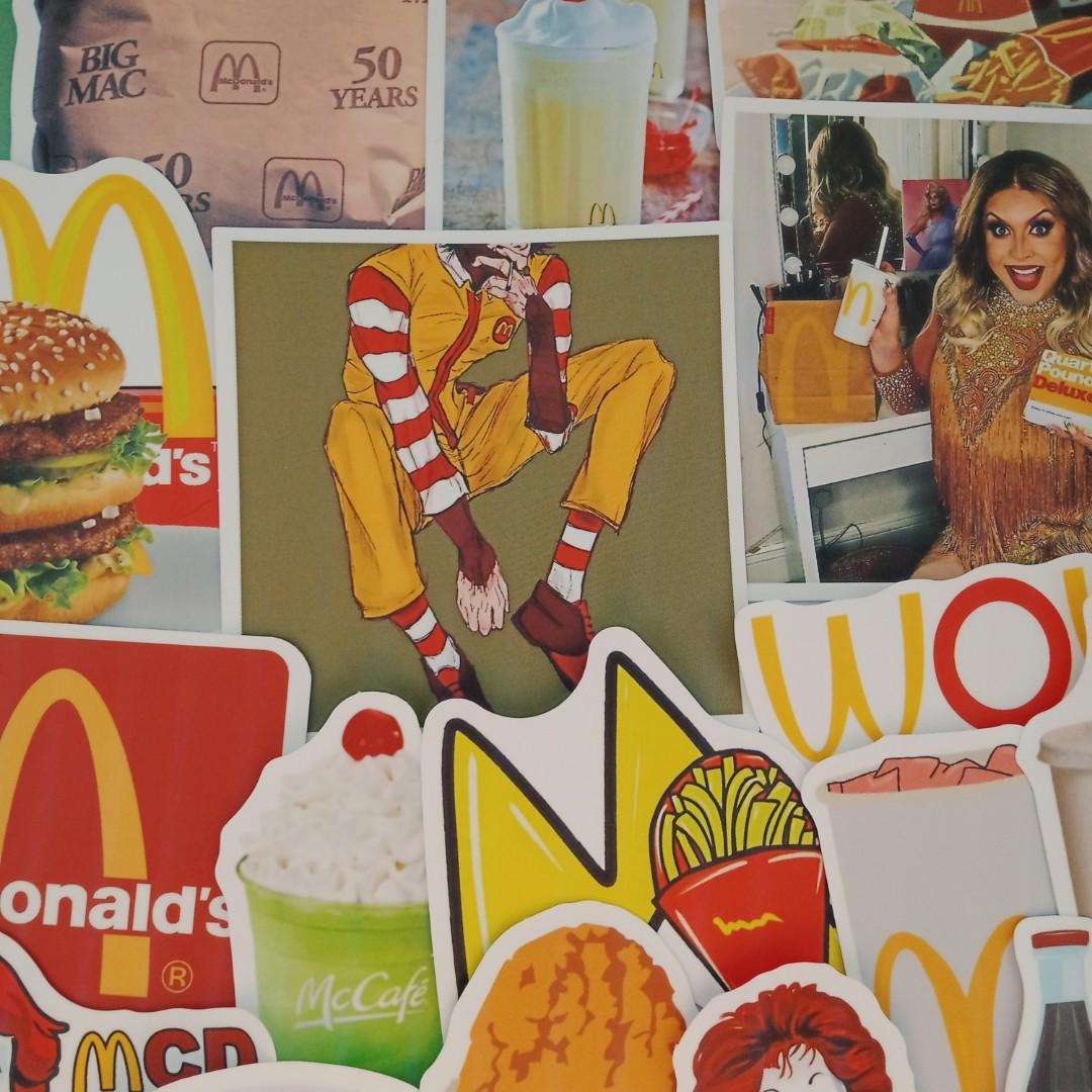 McDonald's Stickers Mcd Sticker Diary Planner Journal, Hobbies & Toys ...