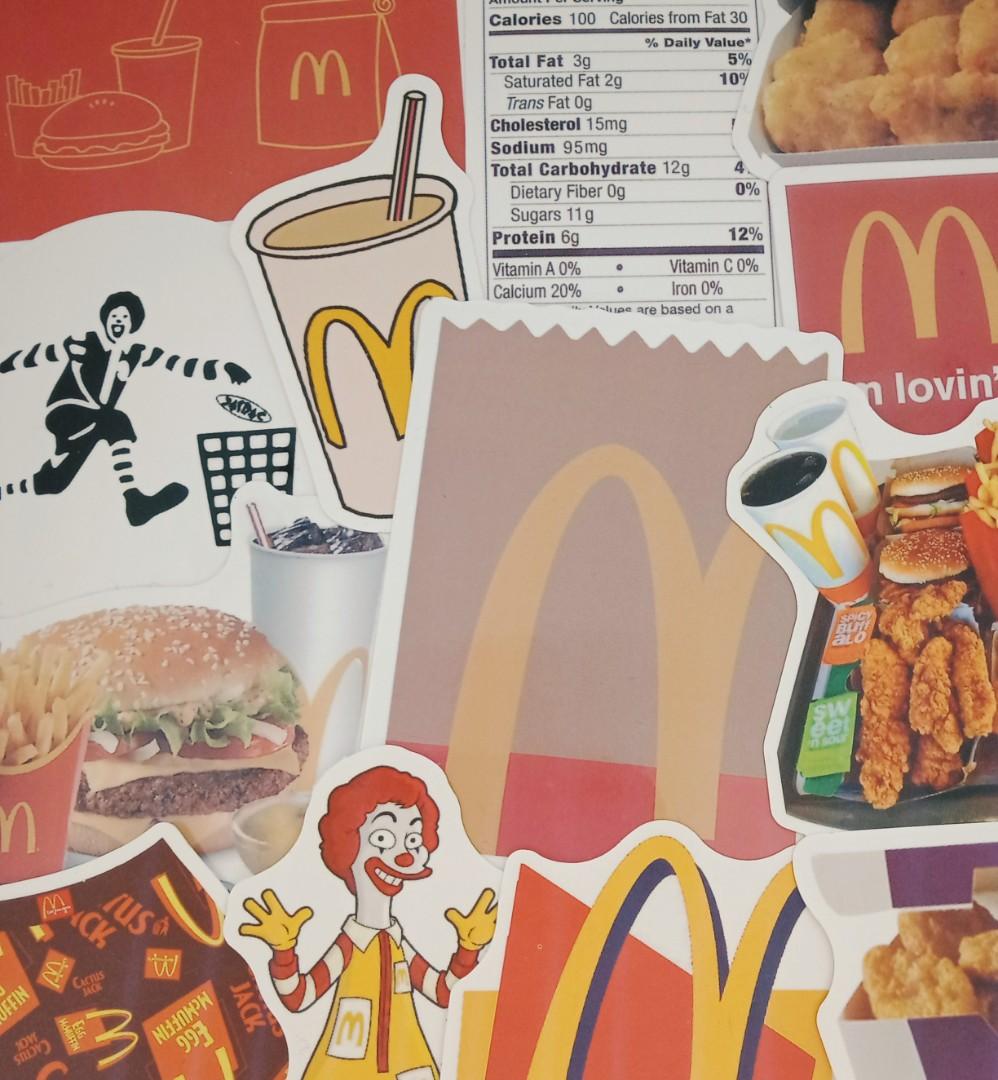 McDonald's Stickers Mcd Sticker Diary Planner Journal, Hobbies & Toys ...