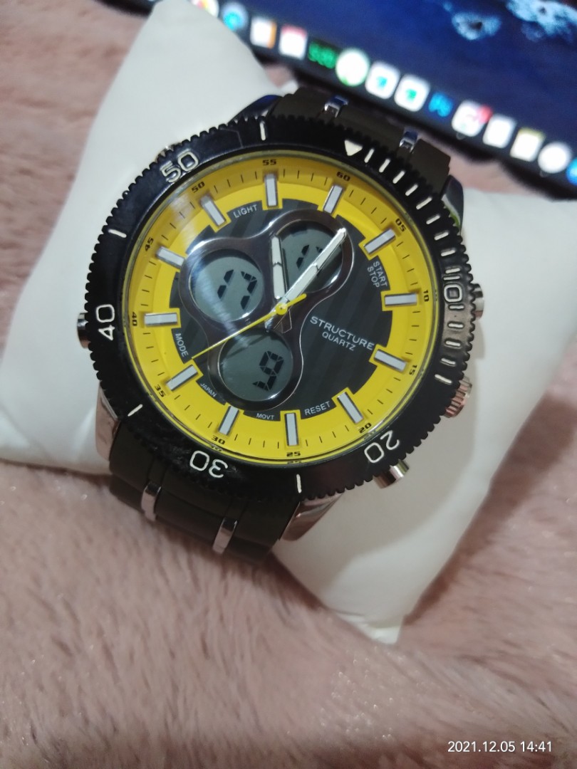 MENS STRUCTURE WATCH#3, Men's Fashion, Watches & Accessories, Watches ...