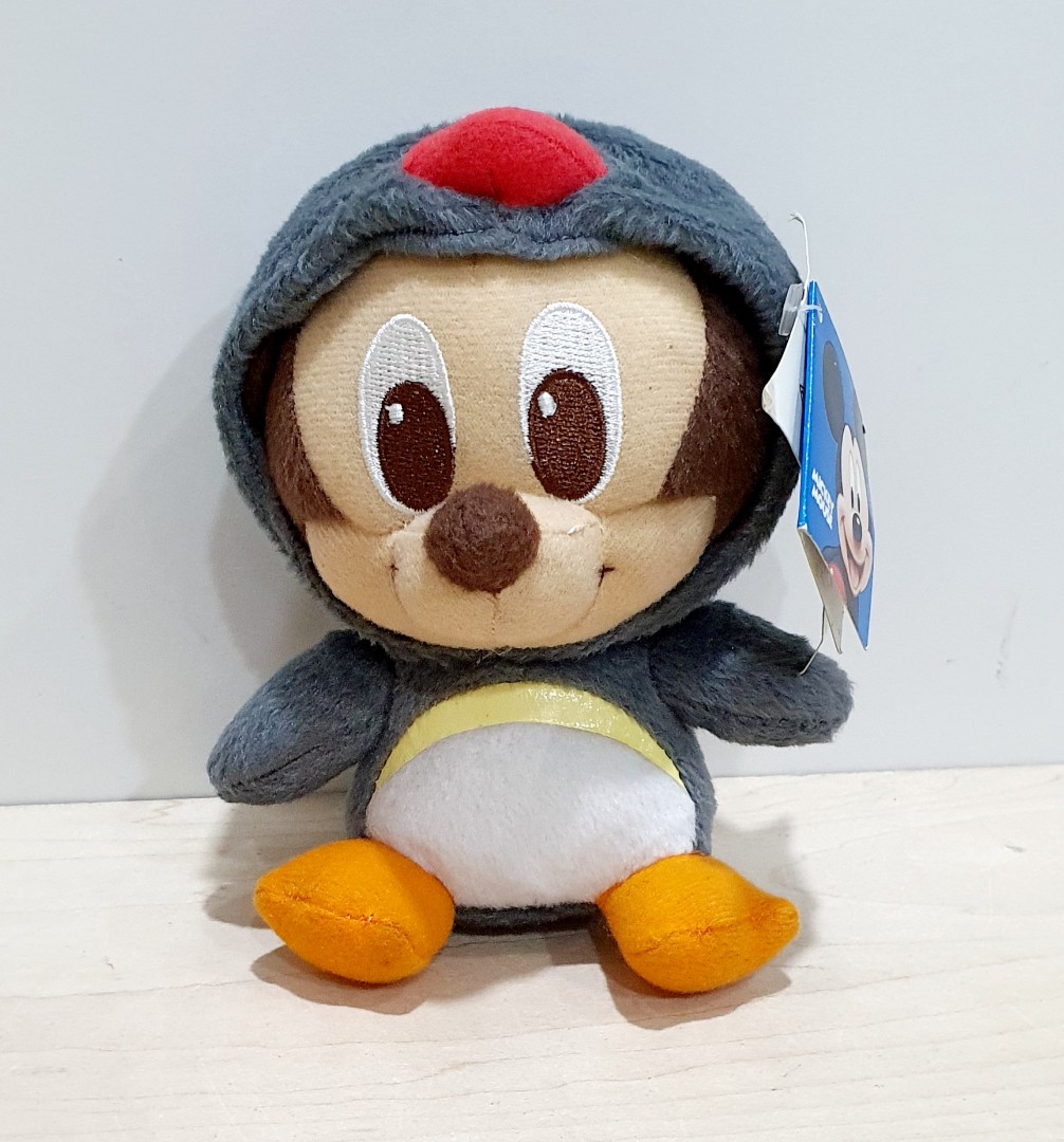 Mickey in Pingu Costume plush 15cm, Hobbies & Toys, Collectibles ...