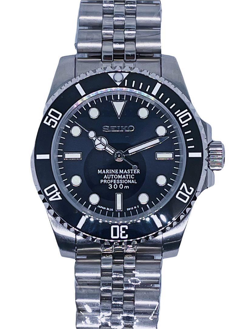 Mod Seiko - Homage to Rolex Submariner No Date, Men's Fashion, Watches ...