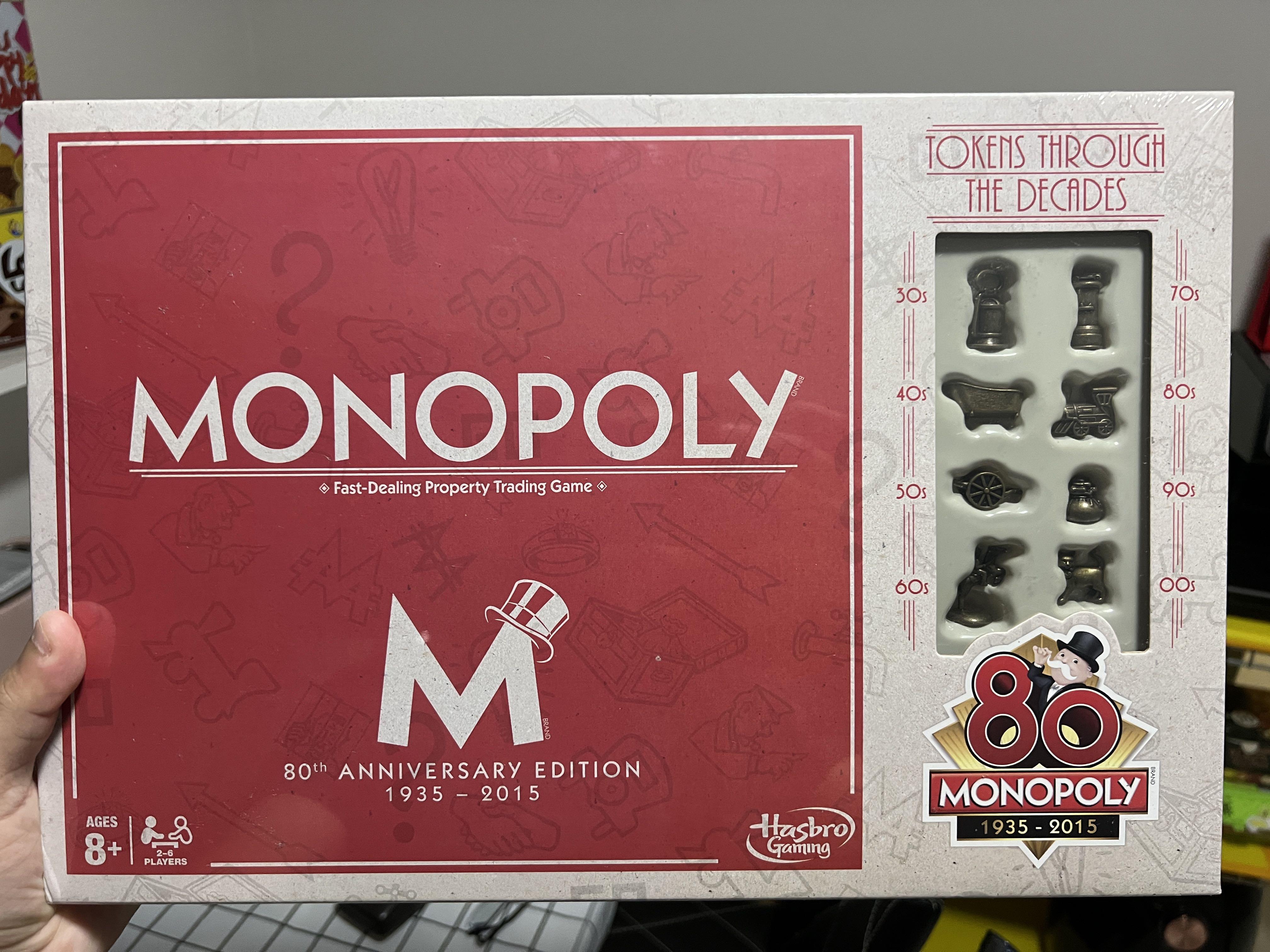 Monopoly Limited Edition 80th Anniversary Edition, Hobbies & Toys, Toys ...
