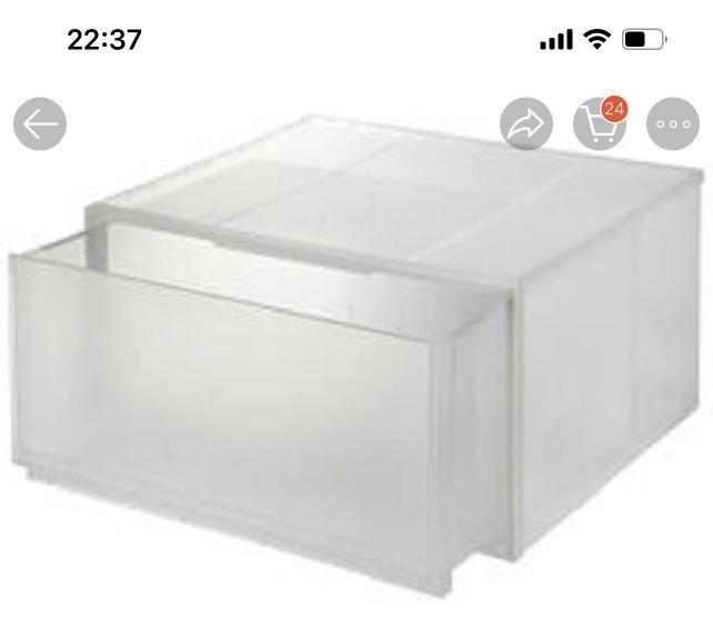 MUJI Polypropylene Storage Case, Furniture & Home Living, Home ...