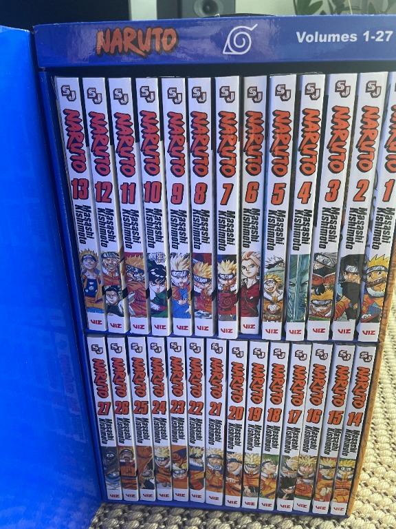 Naruto box set. Volumes 1-27. Poster & Booklet., Hobbies & Toys, Books ...