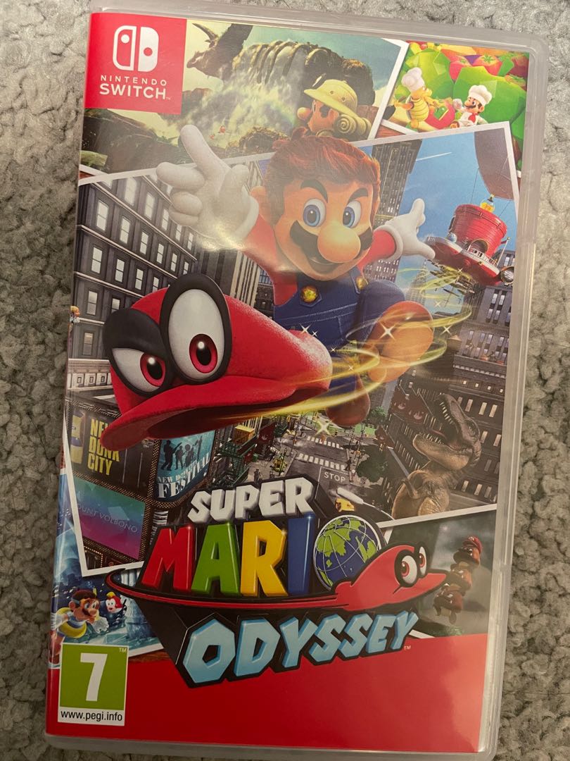 Nintendo Switch Super Mario Odyssey, Video Gaming, Video Games ...