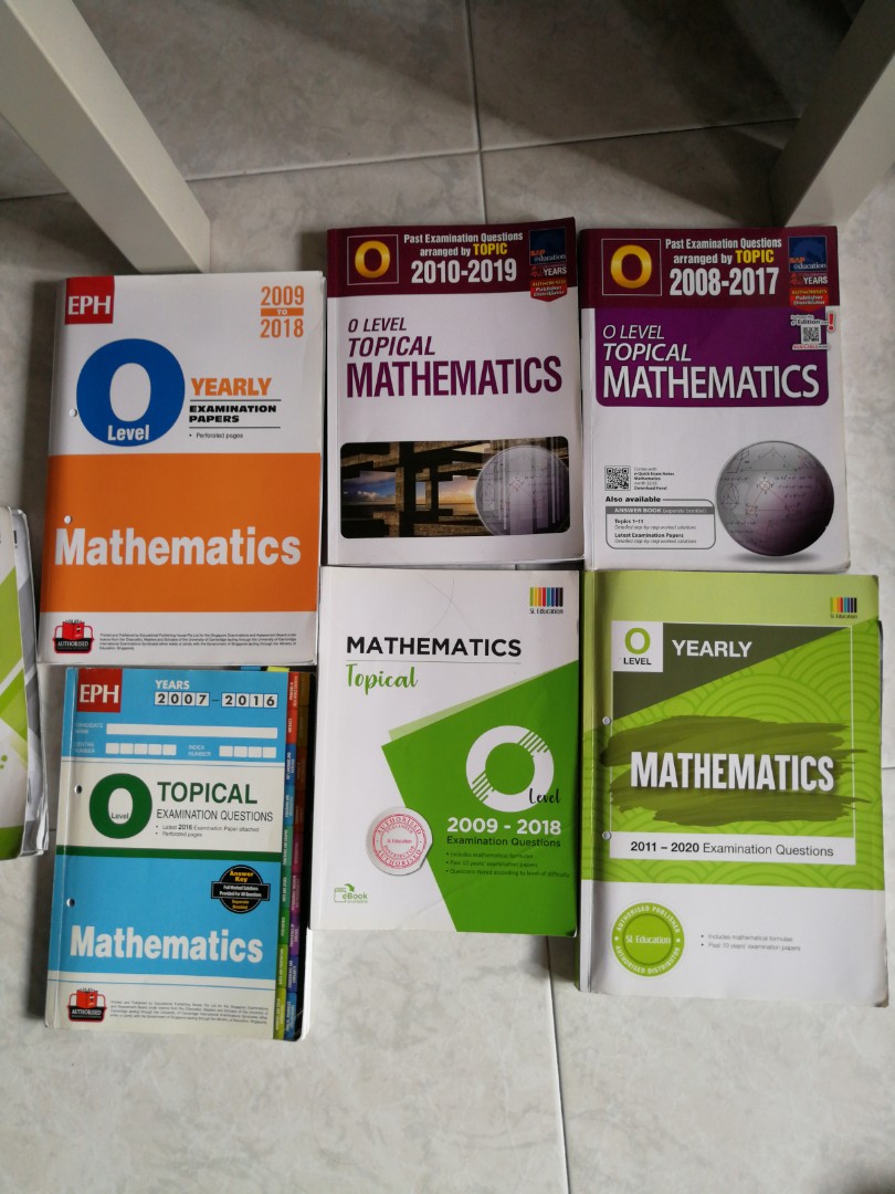 O level mathematics examination questions book, Hobbies & Toys, Books ...