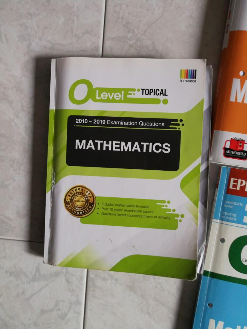 O level mathematics examination questions book, Hobbies & Toys, Books ...