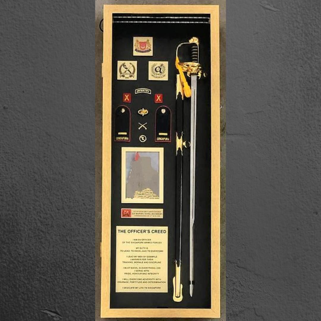 Officer Sword Case (Vertical Swordcase) - Army Navy Airforce Police SAF ...