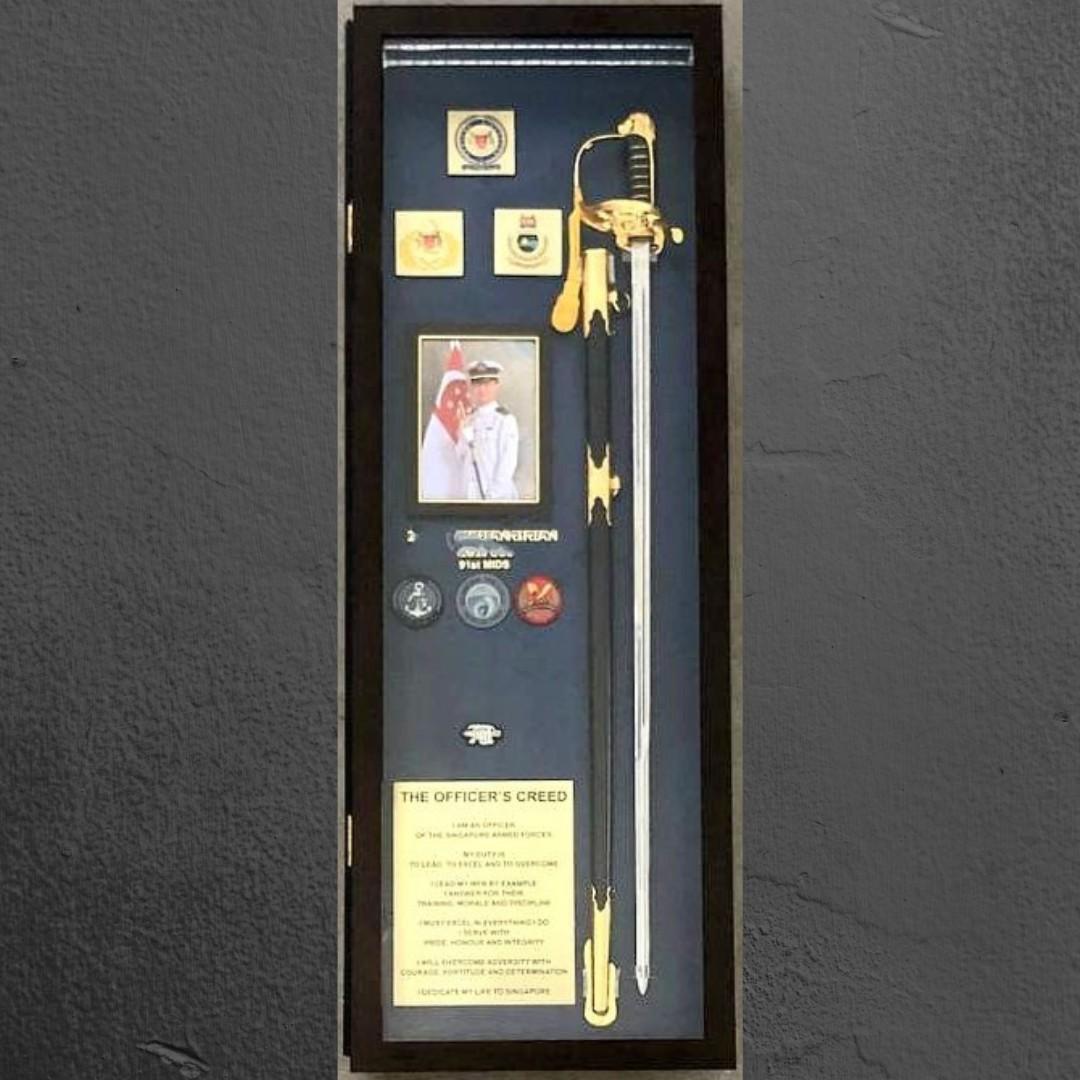 Officer Sword Case (Vertical Swordcase) - Army Navy Airforce Police SAF ...