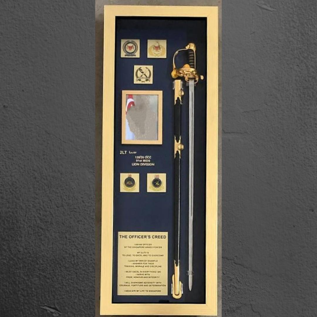 Officer Sword Case (Vertical Swordcase) - Army Navy Airforce Police SAF ...